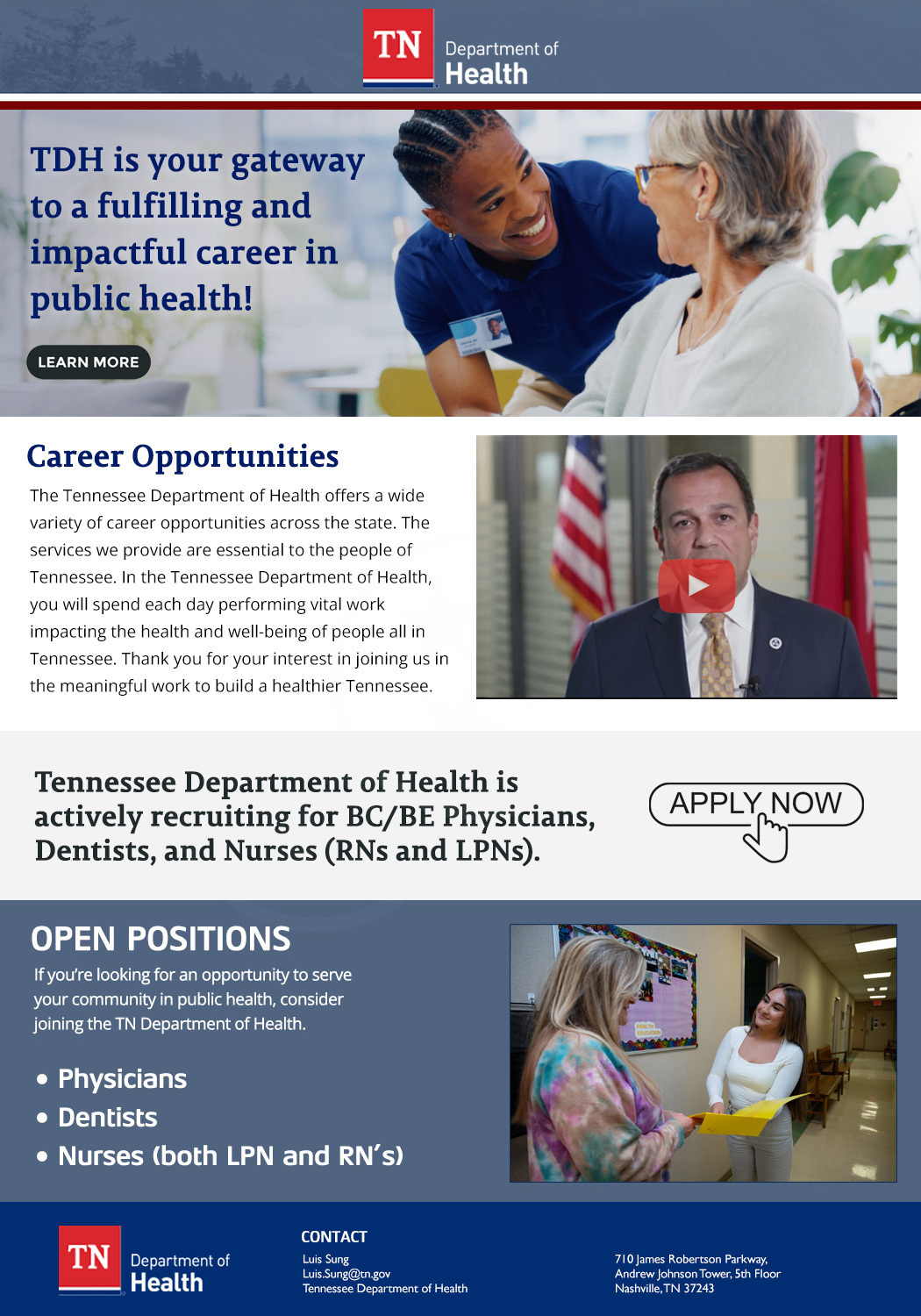 Now hiring - Job search and job posting